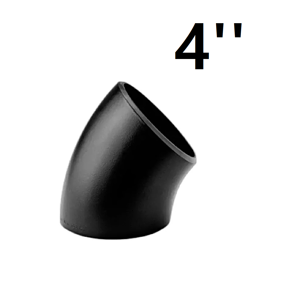 CURVA SOLD RL 45° ASTM A-234 ASME B16.9 SCH 40 - 4"